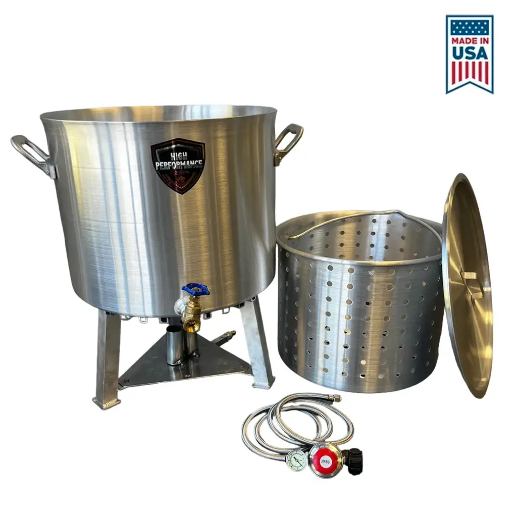 High Performance Cookers (HPC) 80 Quart Powered Seafood Cooker | Metal